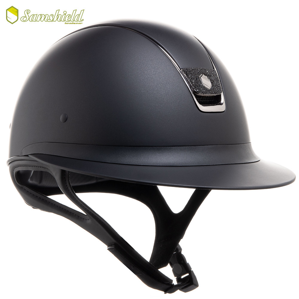 Kask Samshield Miss Shield 2.0 Shadowmatt Black Blazon Crystal Fabric ...