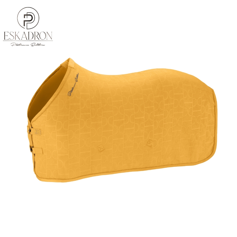 Derka Eskadron Platinum Fleece Stamp Bit Golden Yellow - Cavallo