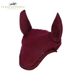 Nauszniki Schockemöhle Crystal Brilliance Dark Cherry - Cavallo